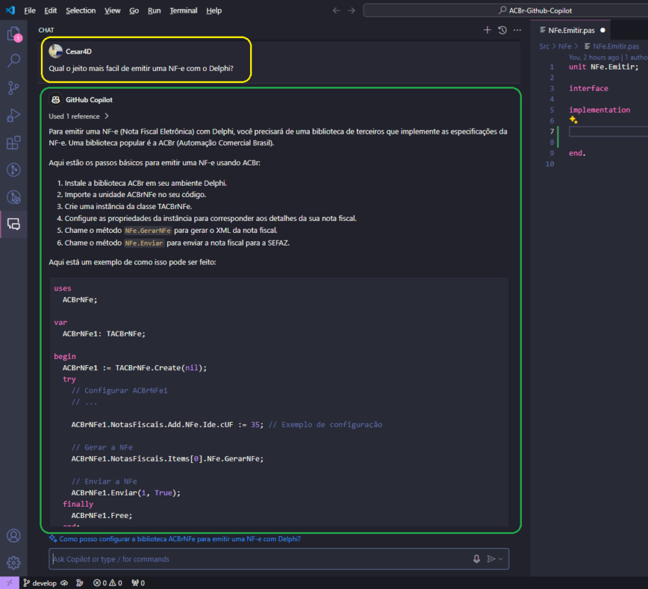 Delphi Github Copilot Code4delphi